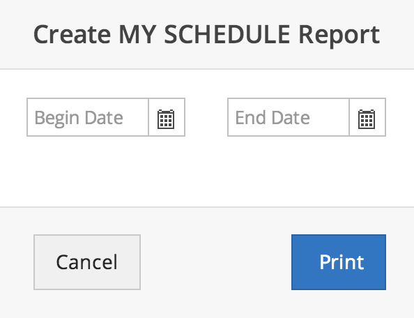 How Do I Print My Schedule Ischedule MD Customer Support